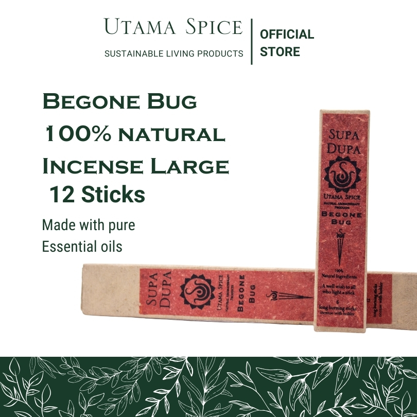 Jual Utama Spice Begone Bug 100% Natural Incense Large 12 sticks ...