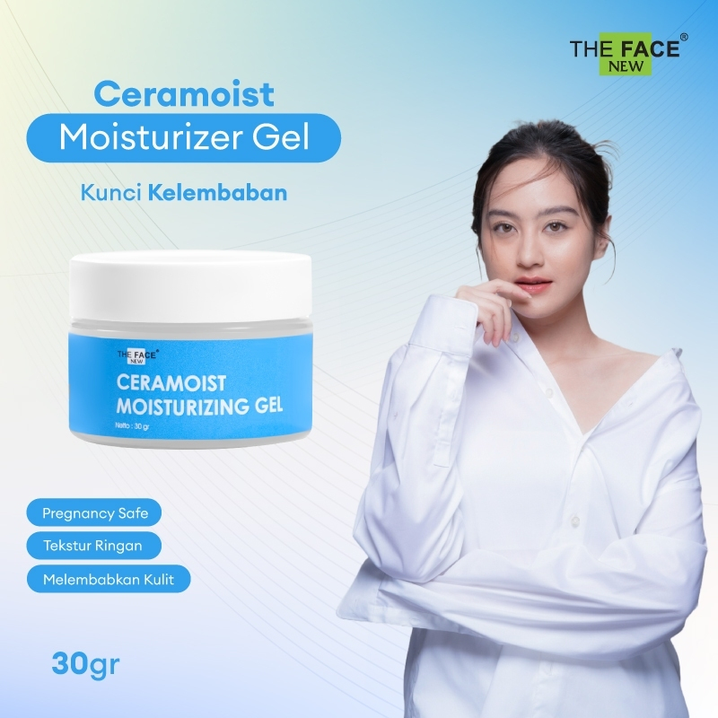 Jual DEVO/THE FACE Ceramoist Moisturizing Gel 30gr/Skin Barrier Serum ...