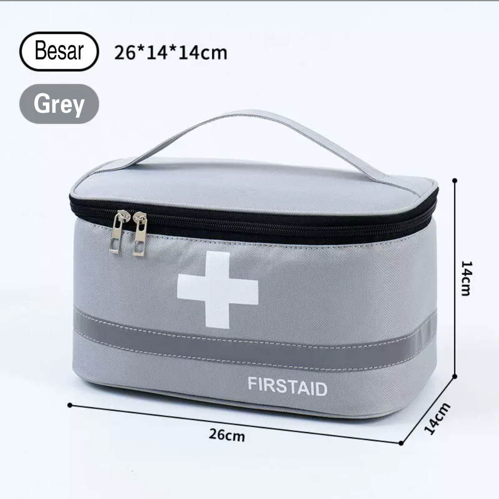 Jual First Aid Kit Medicine Strong Bag Fortable Medical Kit Storage ...