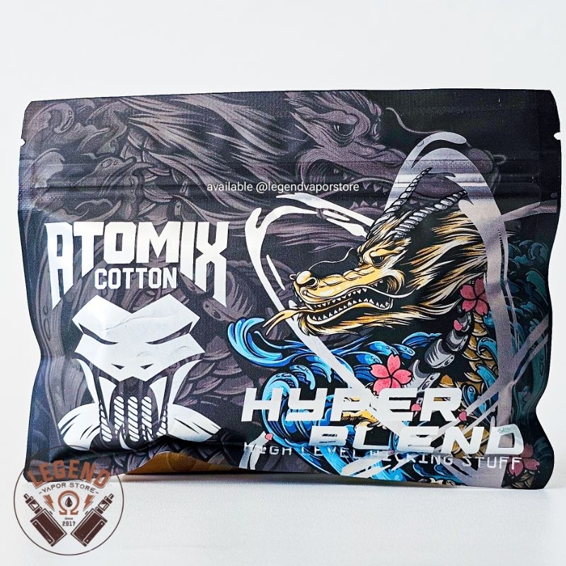 Jual KAPAS VAPE ATOMIX COTTON HYPER BLEND AUTHENTIC | Shopee Indonesia