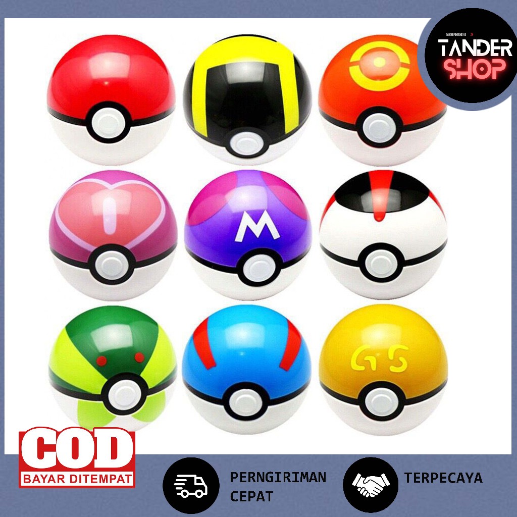 Jual Mainan Anak-anak bola Pokemon, Action figure Random Pokemon GO ...