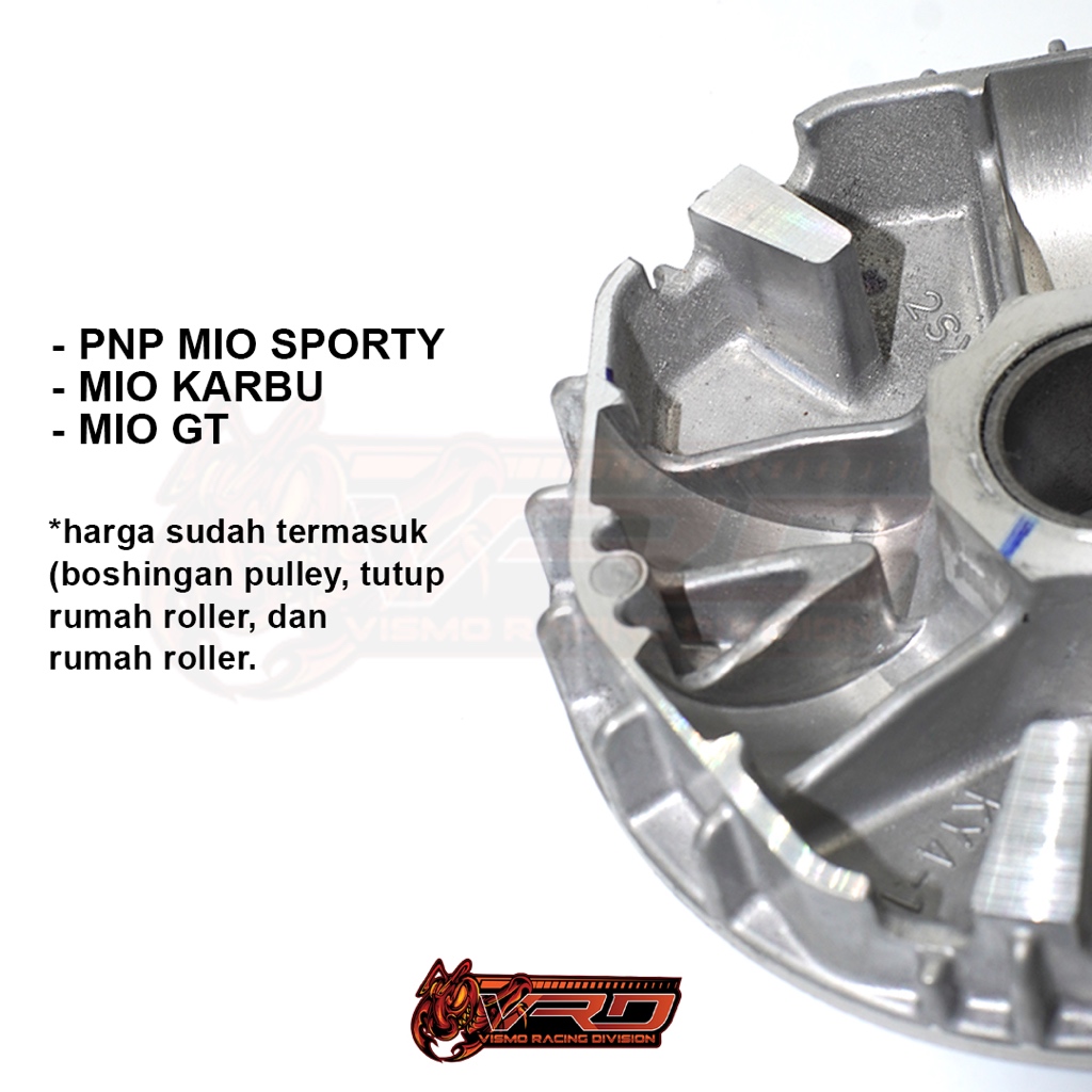 Jual BIG PULLEY CUSTOM MIO SPORTY/ MIO KARBU/MIO GT 2SX CVT MODIF BUBUT ...