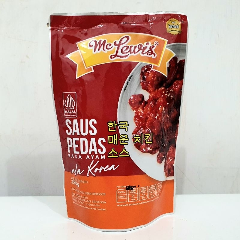 Jual Mc Lewis Korean Sauce 250g | Shopee Indonesia