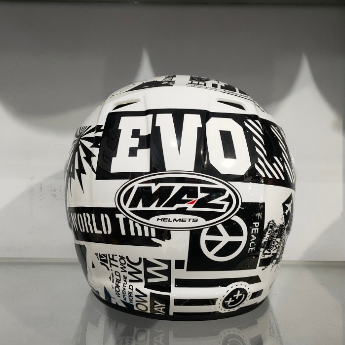 Jual HELM MAZ SONIC MOTIF EVOLUTION ORIGINAL | Shopee Indonesia