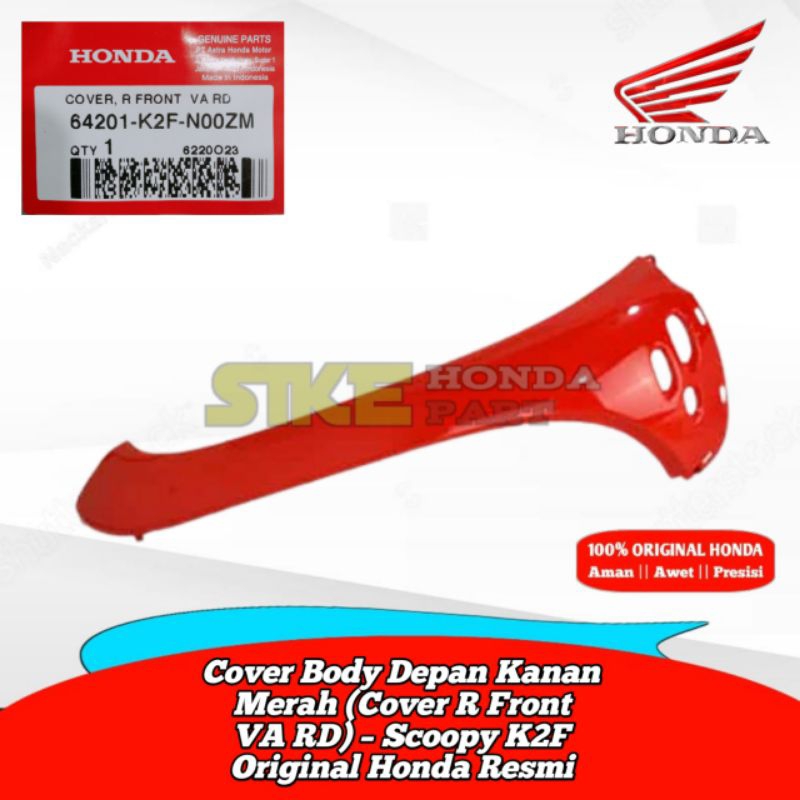 Jual 64201-K2F-N00ZM 64202-K2F-N00ZM Cover Body Depan Kanan Kiri Merah ...