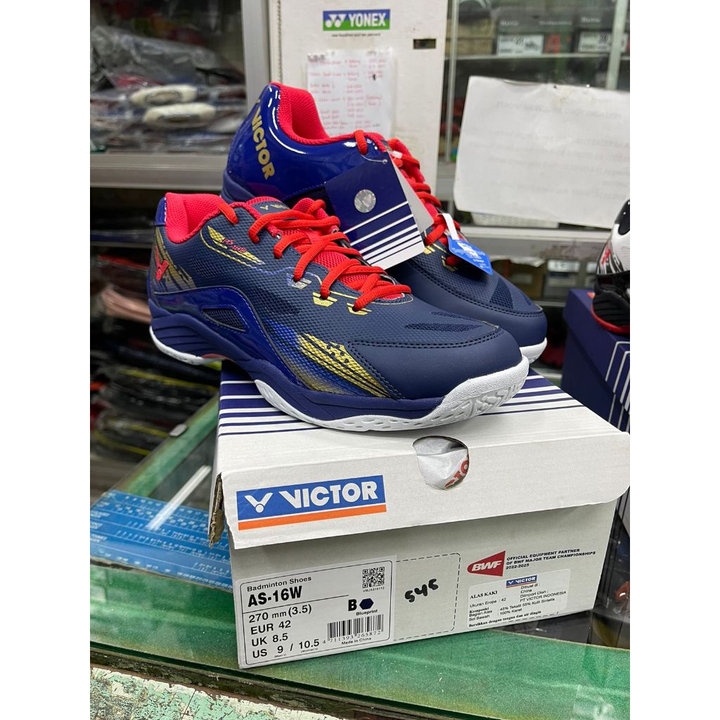 Jual Sepatu Badminton VICTOR AS-16W / AS 16W ORIGINAL | Shopee Indonesia