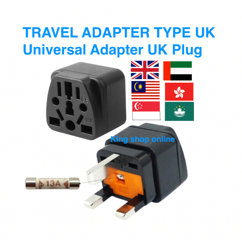 Jual Colokan Steker Travel Adapter KONVERTER UK Malaysia, Singapura ...