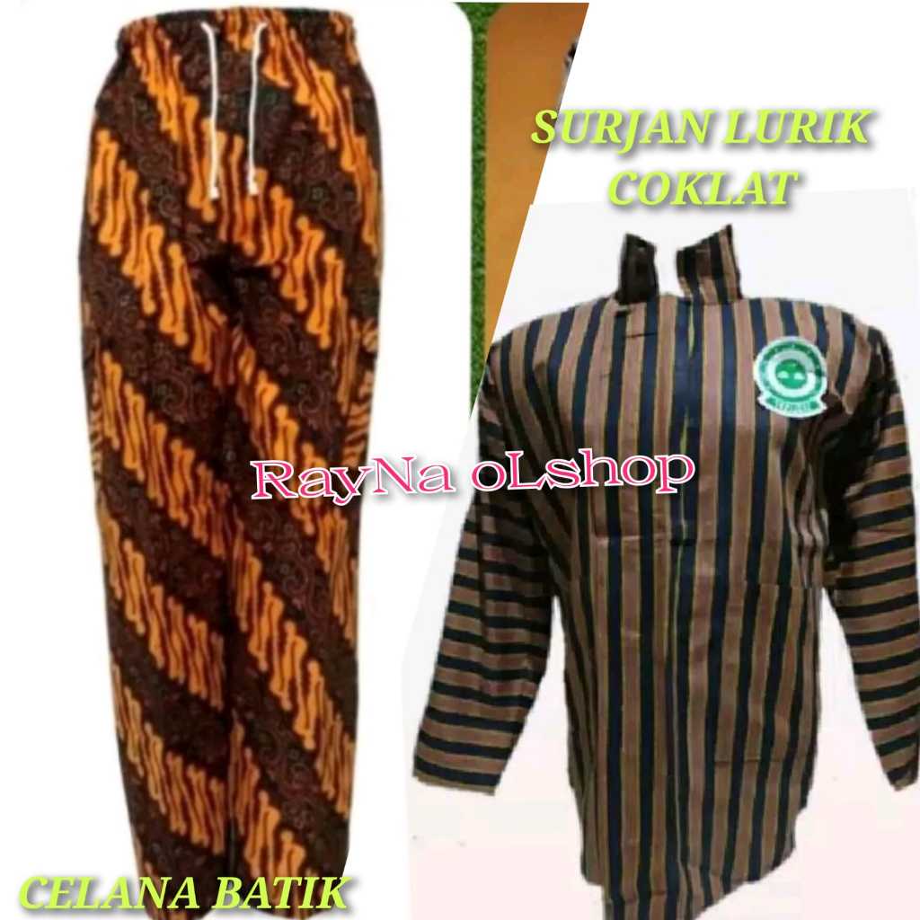 Jual SET PAKAIAN LURIK COWO / PRIA ADAT JAWA JOGJA SOLO | SURJAN LURIK ...