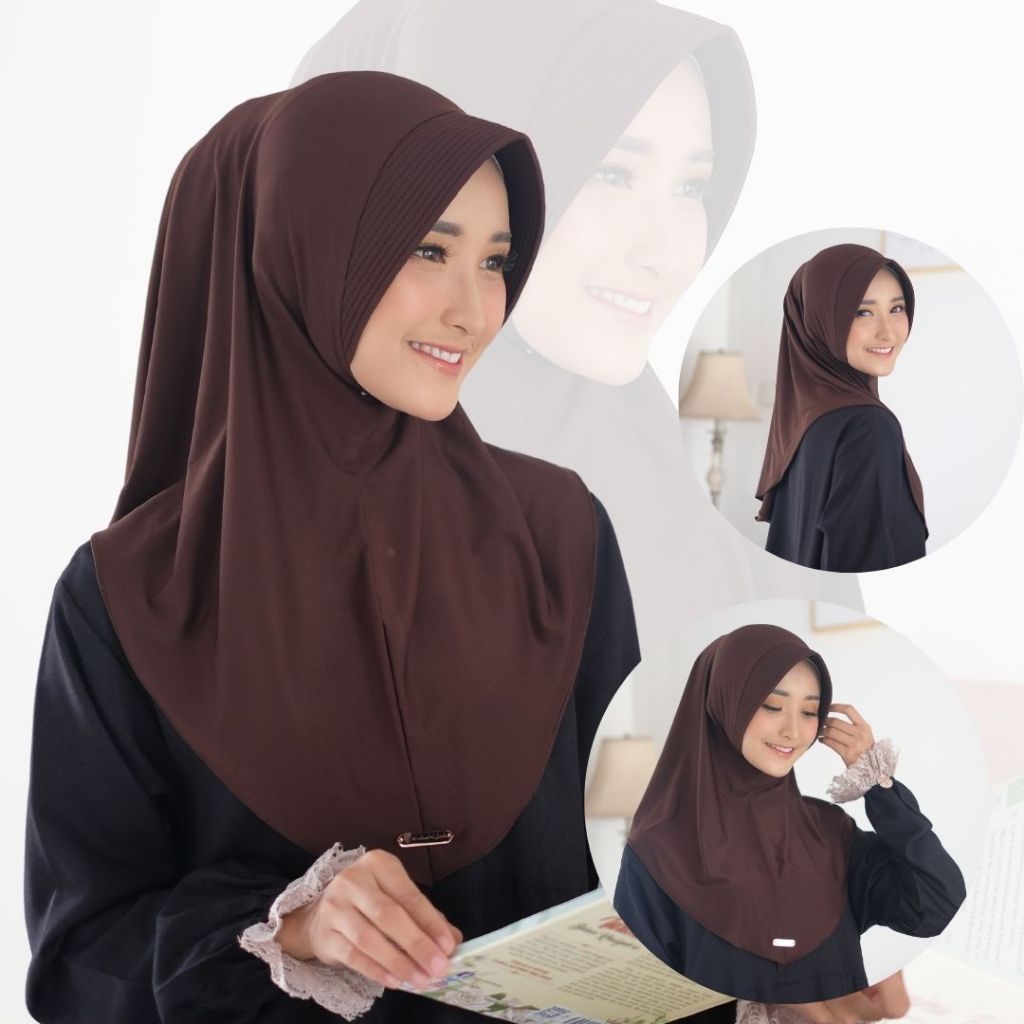 Jual SUKAHIJAB - Inara Bergo Hijab Instan Sport Oval Pinguin Kerudung Wanita Remaja Polos Jersey ...