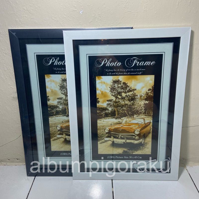 Jual Bingkai Foto Pigora Pigura Frame Fiber Minimalis 12RS 30x45cm ...