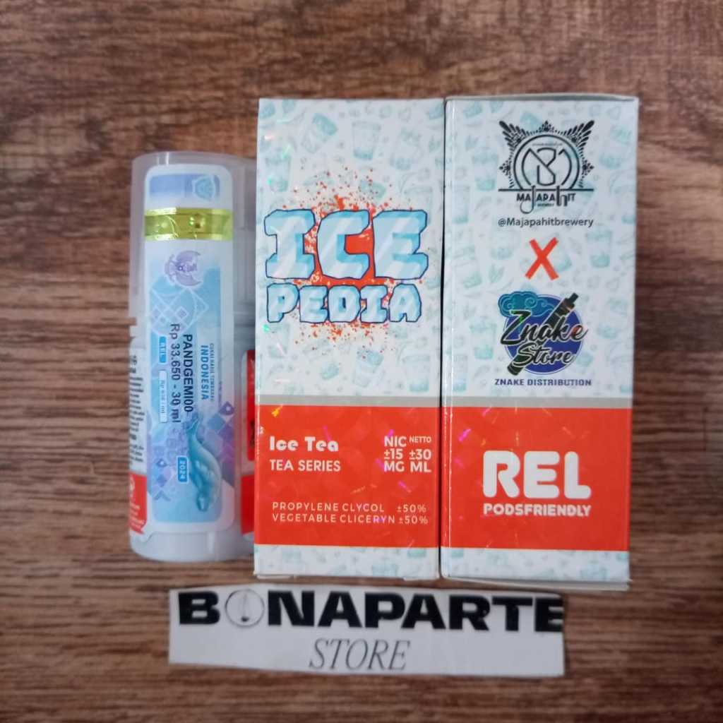 Jual Icepedia Ice tea Pods Friendly 15MG 30ML Ice pedia Cukai 2024 ...