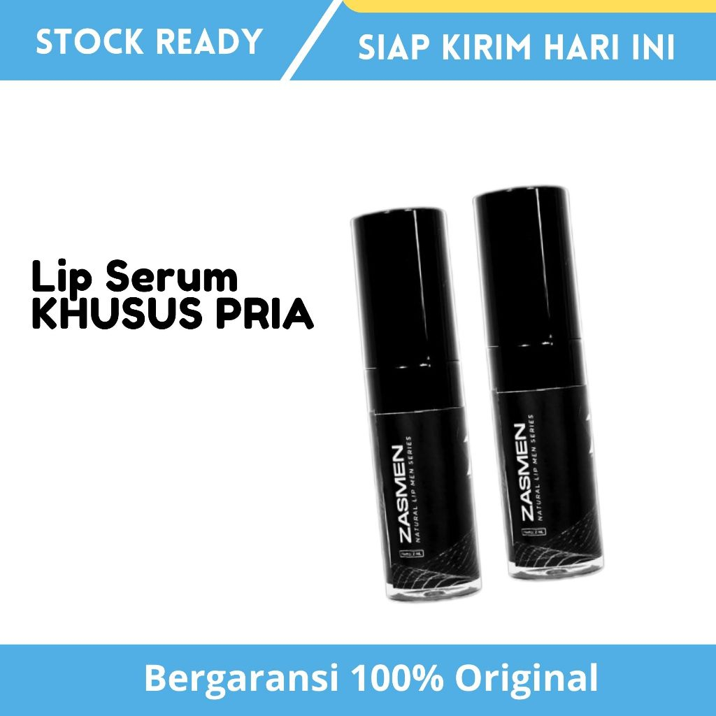 Jual Zasmen Lip Serum Pria Pemerah Bibir Pelembab Bibir Pria Bpom Shopee Indonesia