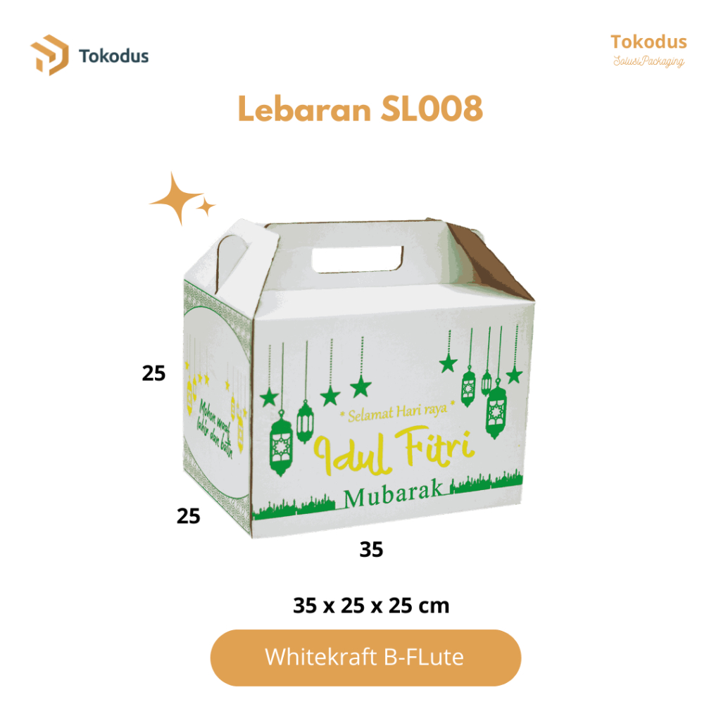Jual Box Parcel Lebaran(35x25x25 cm) (Jinjing) Kardus/Parcel/Lebaran ...