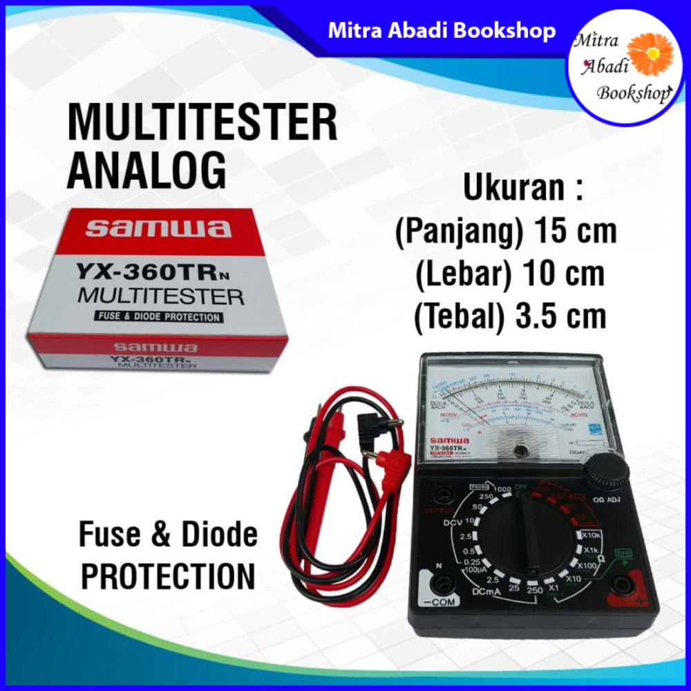 Jual Multimeter/Multitester Analog SUNMA YX-360TR | Shopee Indonesia