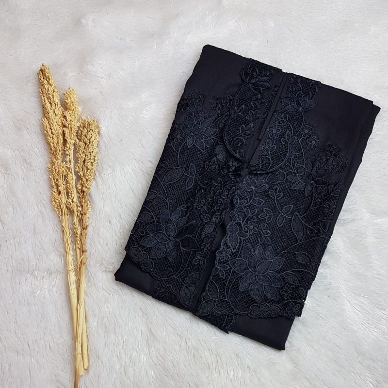 Jual Sircinta Bahan Kebaya Encim Bordir Senada bySC | Shopee Indonesia