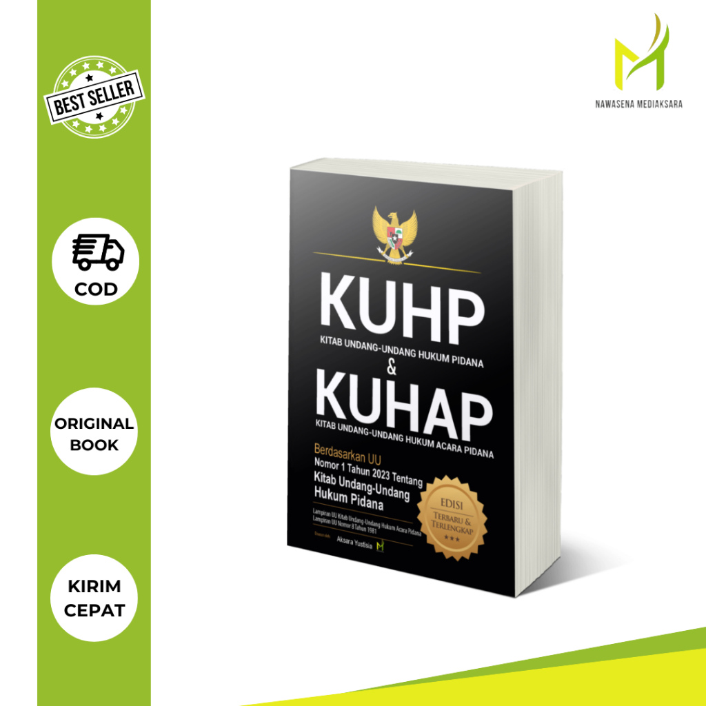 Jual BUKU KUHP DAN KUHAP+EDISI TERBARU DAN TERLENGKAP (2024-2025) | Shopee Indonesia