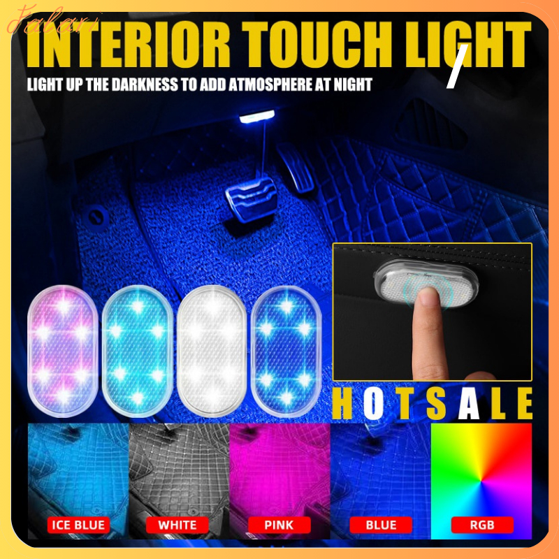 Jual Lampu Sentuh LED Mobil LED Tempel Touch Light Lampu Plafon Atap ...