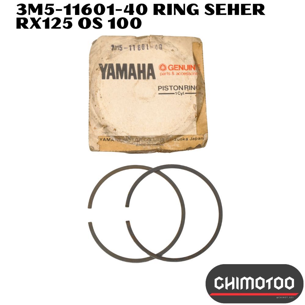 Jual Ring Seher Piston Yamaha Rx125 Rx 125 Os Oversize Ukuran 1.00 ...