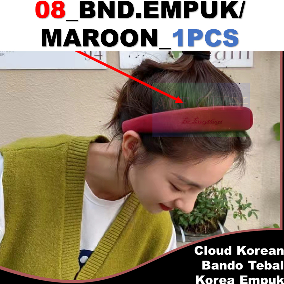 Jual BANDO CLOUD KOREA HEADBAND / BANDO TEBAL KOREA EMPUK / BANDANA ...