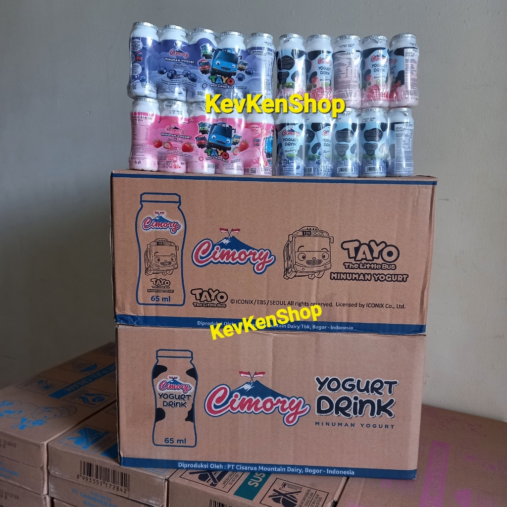 Jual CIMORY Yogurt Drink 65 ml UHT 65ml Harga per Paket isi 5 Botol | Shopee Indonesia