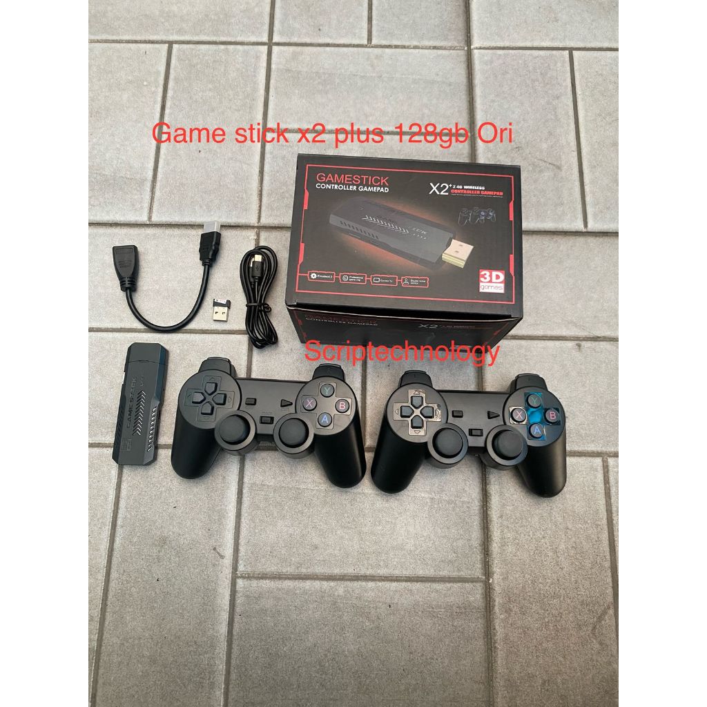 Jual Game Stick Gen 2 X2 Plus Game Console 4K Wireless Gamepad HDMI TV ...