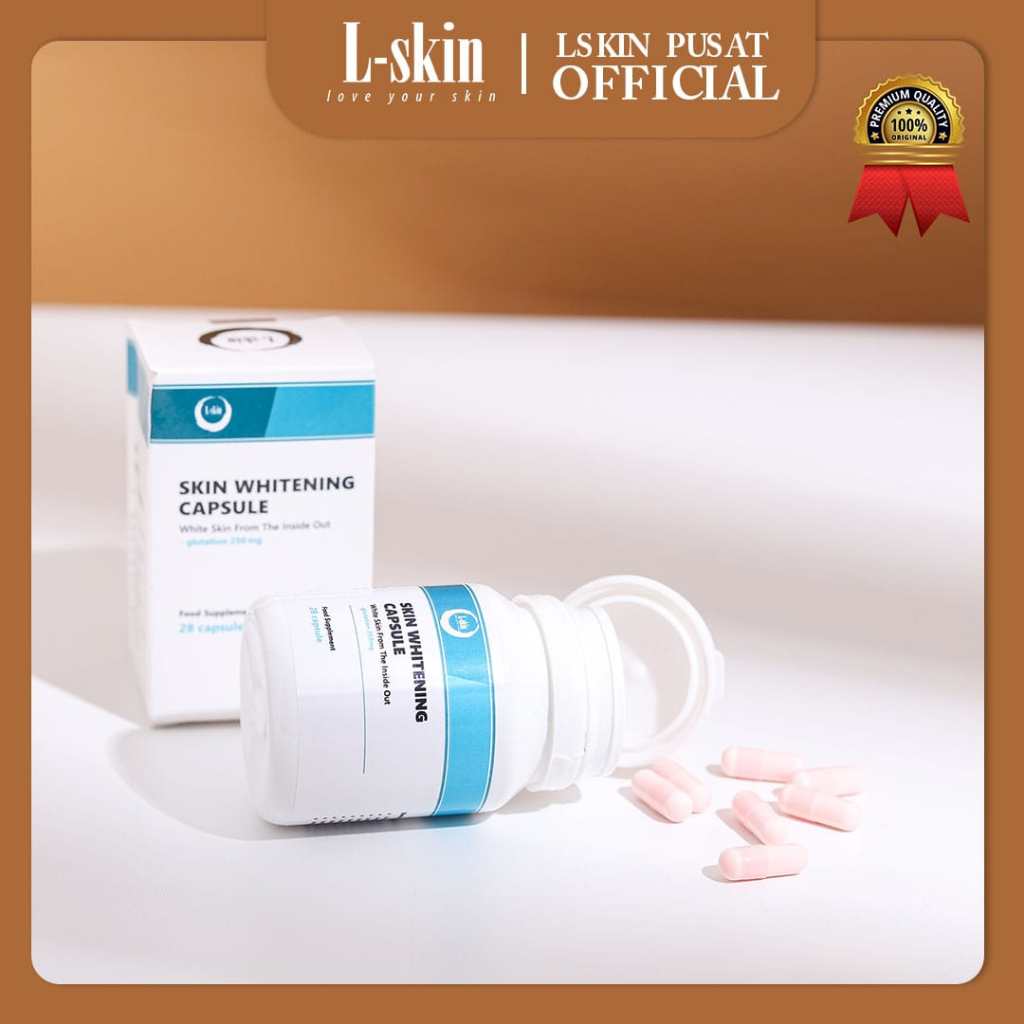 Jual Lskin Offcial Capsule Whitening Collagen Kapsul Pemutih Kulit ...