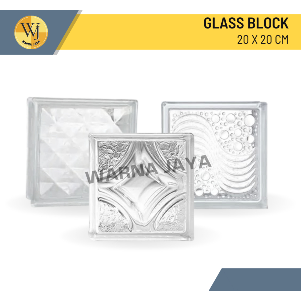 Jual Mulia Glass Block 20X20 / Glass Block / Blok Kaca | Shopee Indonesia