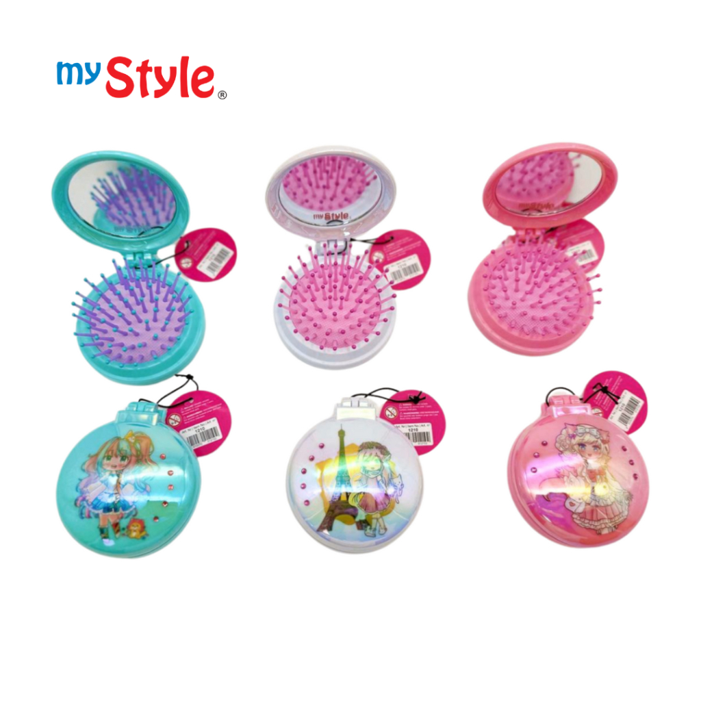 Jual My Style TM 1210 My Style Chibi Girls Folding Hairbrush With ...