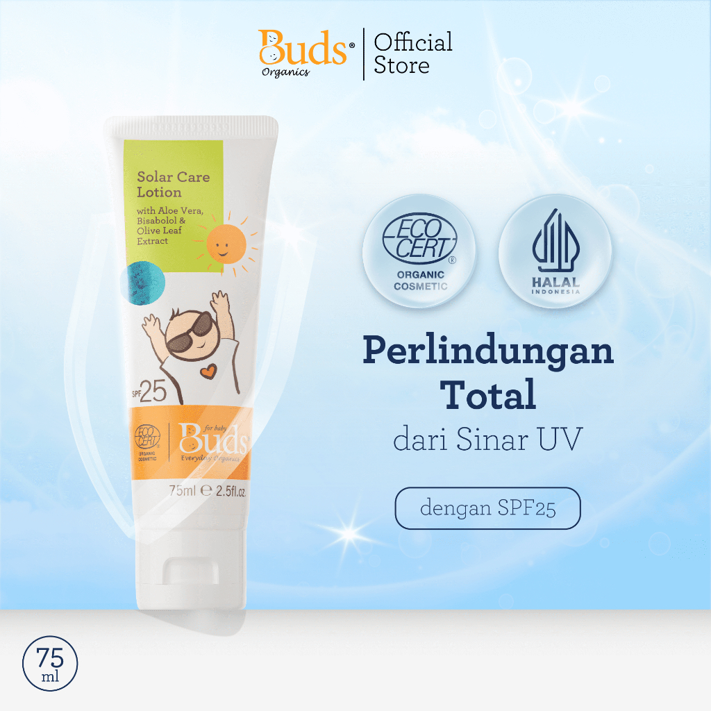 Jual Buds Organics Solar Care Lotion - Sunblock Sunscreen Pelindung ...