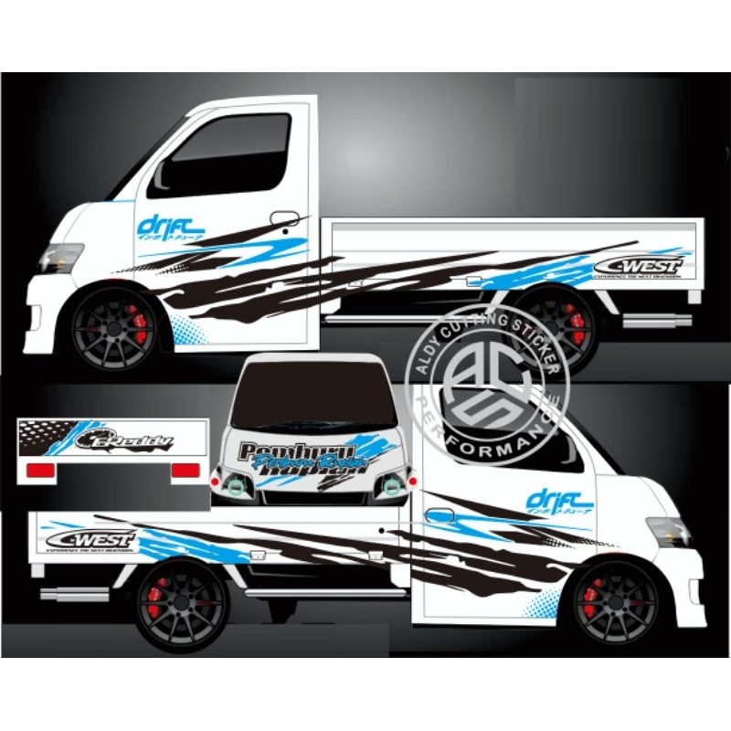 Jual STICKER STICKER MOBIL GRANMAX FULL CUTTING READY STOCK BISA CUSTOM ...