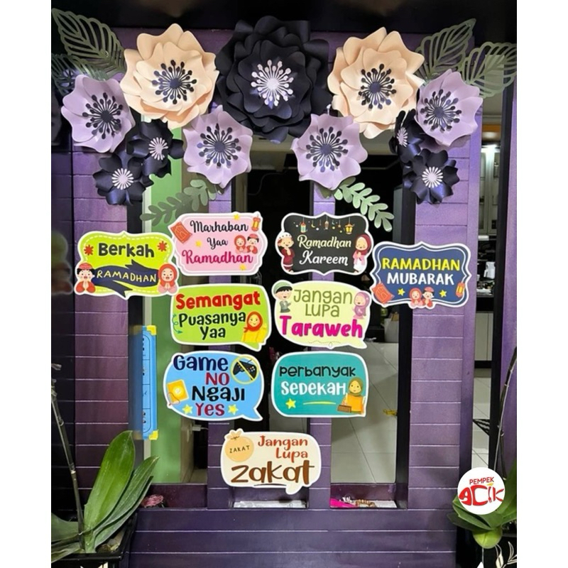 Jual PREMIUM PROOPS BACKDROP LEBARAN RAMADHAN STICK DEKORASI HIASAN ...