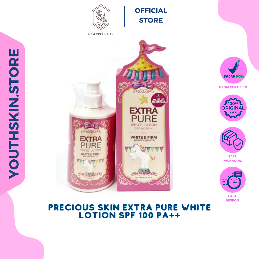 Jual Precious skin extra pure gluta whitening Body lotion 300 ml ...