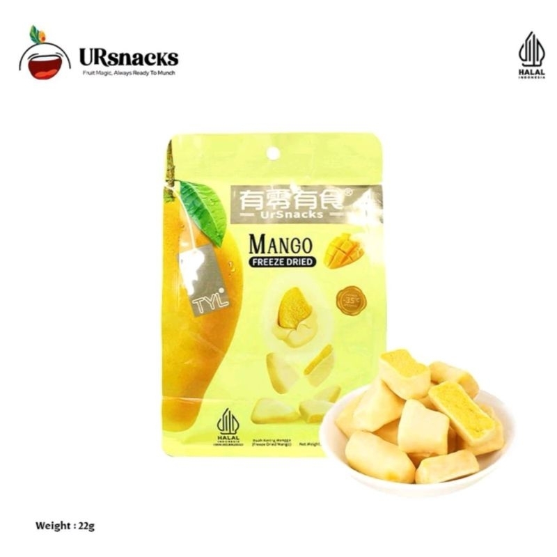 Jual URSNACK MANGO - Freeze Dried keripik sehat (Satuan & grosir) | Shopee Indonesia