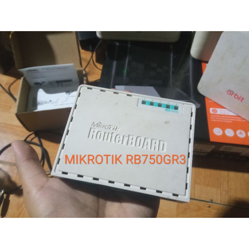 Jual MIKROTIK RouterBoard RB 750 GR3 Full setting 3 ISP PISAH TRAFIK SIAP PAKE | Shopee Indonesia