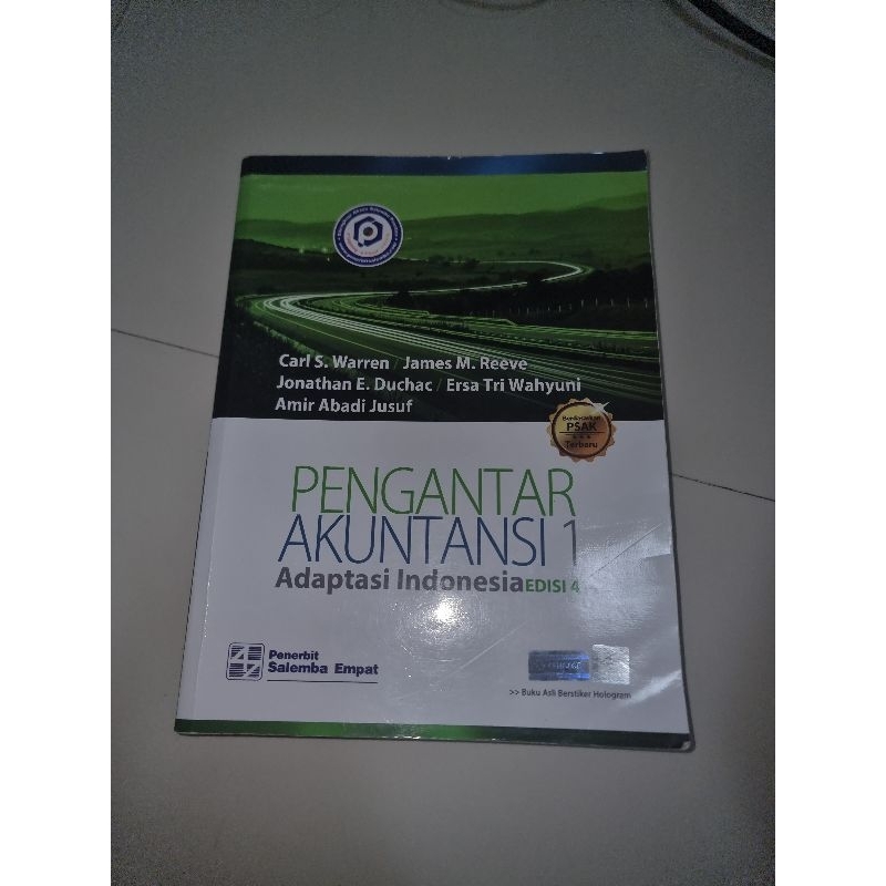 Jual Pengantar Akuntansi 1 Adaptasi Indonesia Edisi 4 Penerbit Salemba Empat | Shopee Indonesia