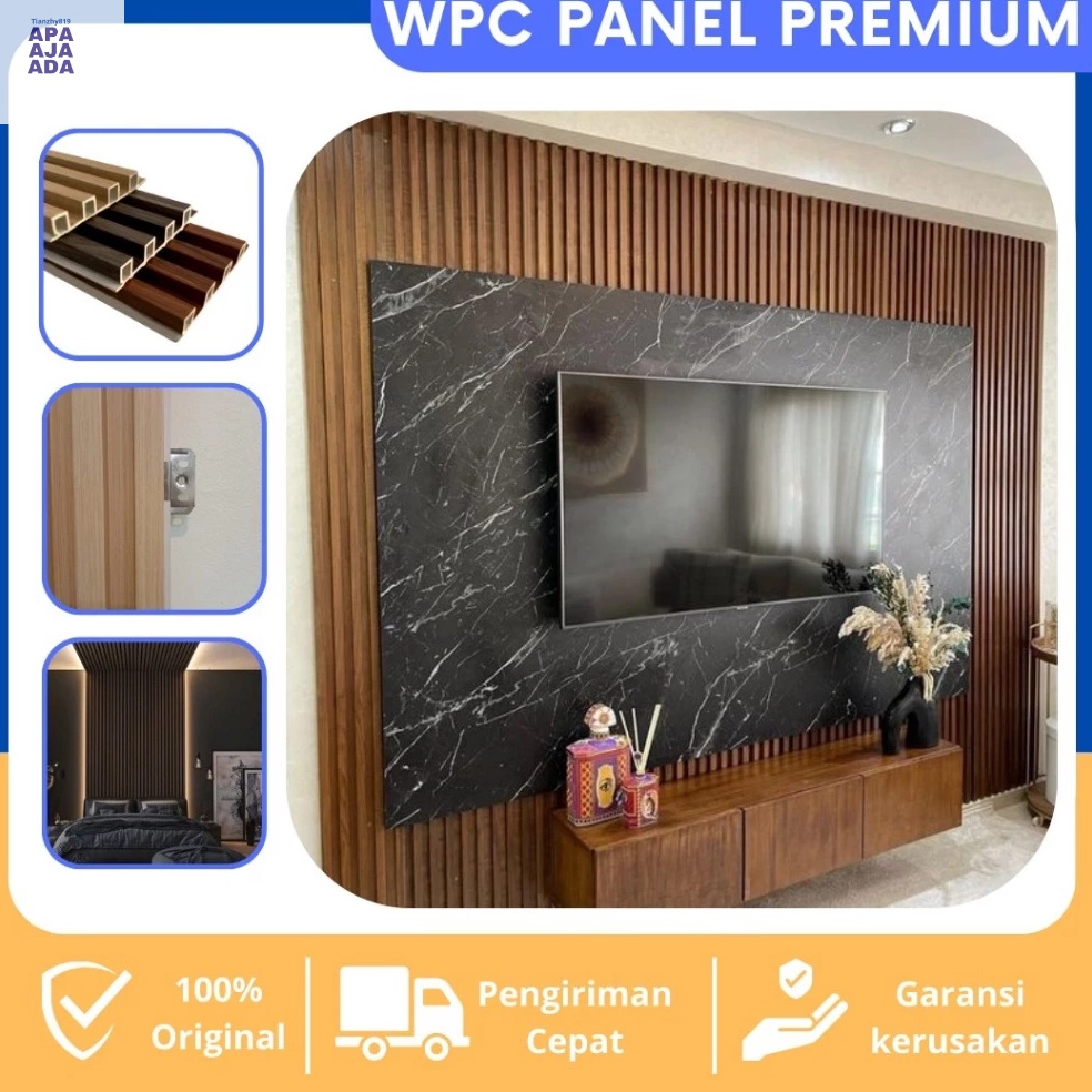 Jual Rekomendasi WPC PANEL PREMIUM Panjang 3 MeterWpc Panel Terlengkap | Shopee Indonesia