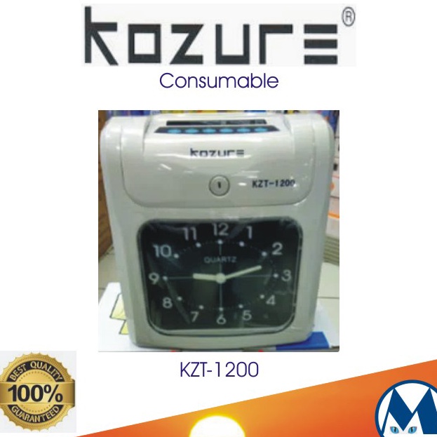 Jual Hemat Pita atau Tinta Mesin Absensi Merk Kozure KZT12 KZT12 KZT 12 | Shopee Indonesia