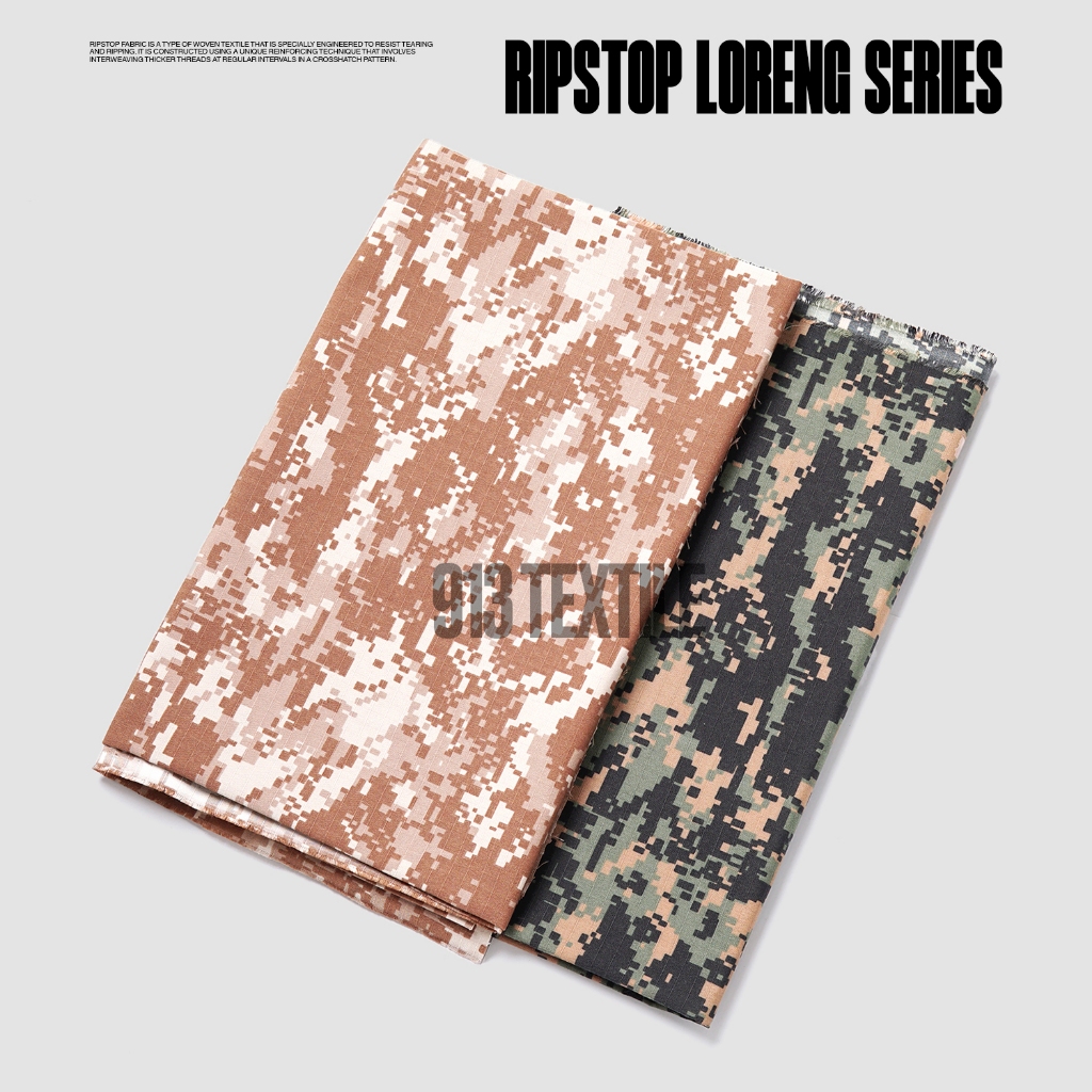 Jual Kain Ripstop Loreng Motif | Shopee Indonesia