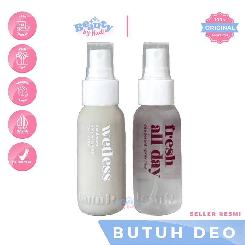 Jual BEAUTYBY.NADS | BUTUH DEODORANT SPRAY WETLESS DEODORANT ...