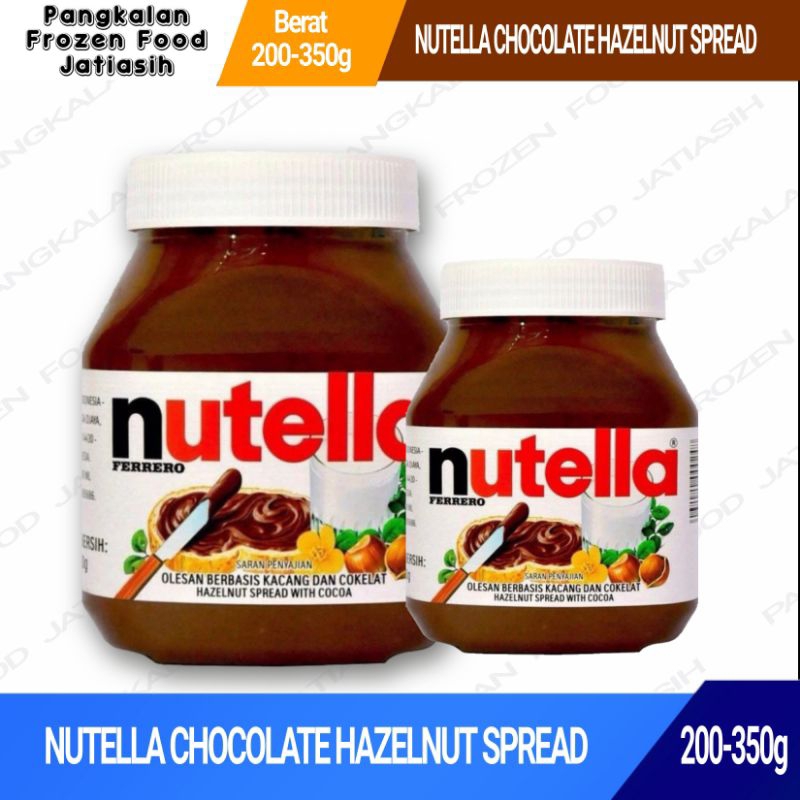 Jual Nutella Chocolate Hazelnut Spread I Selai Coklat Hazelnut I 200 - 350g | Shopee Indonesia