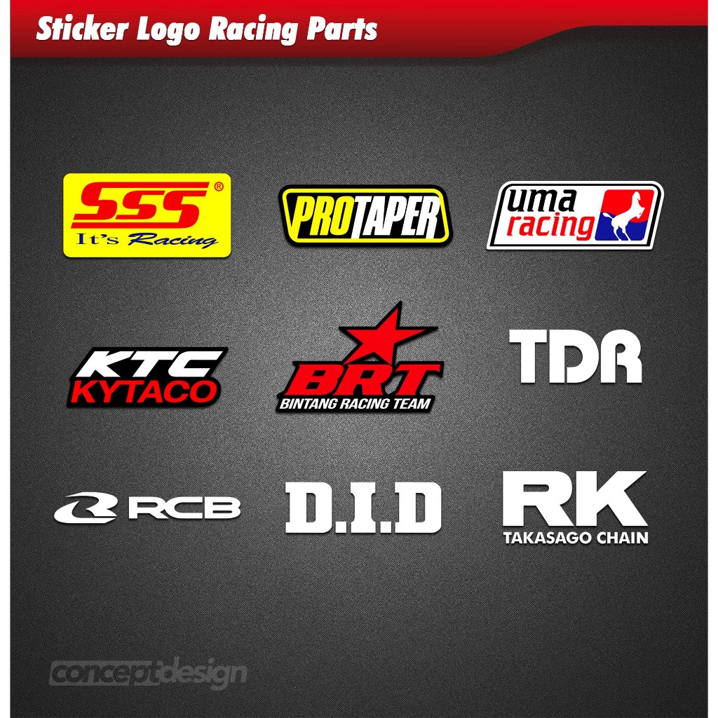 Jual Sticker Logo Racing Part | Shopee Indonesia
