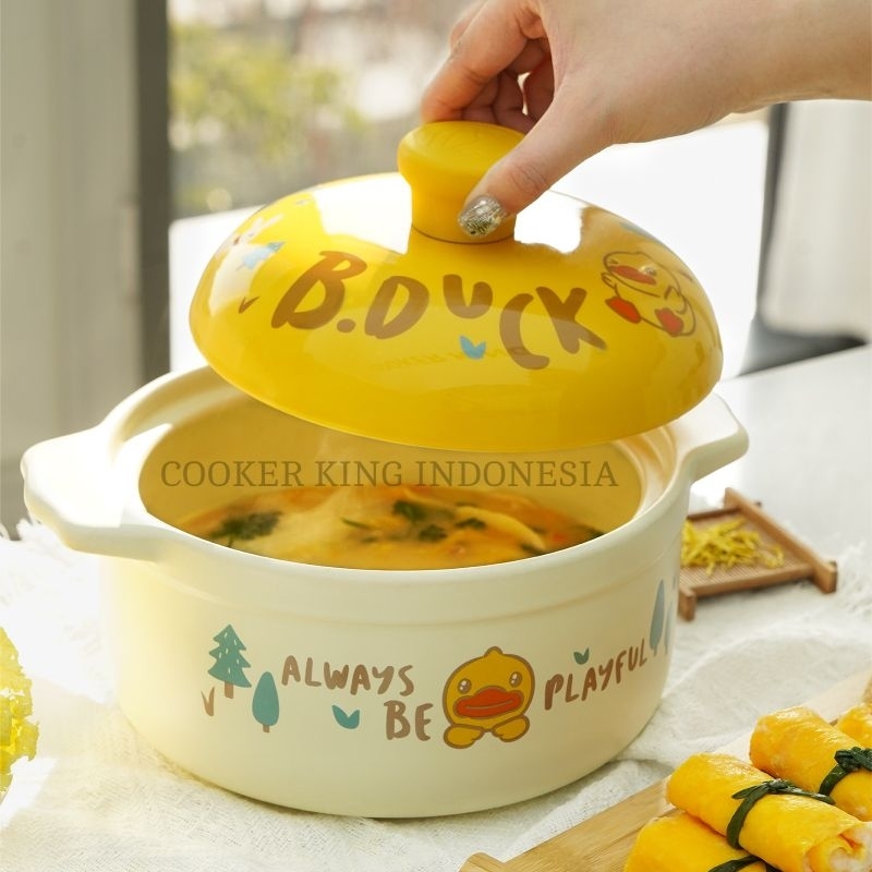 Jual Cooker King Ceramic Soup Pot + Tutup 2.5 Liter B.DUCK Premium ...