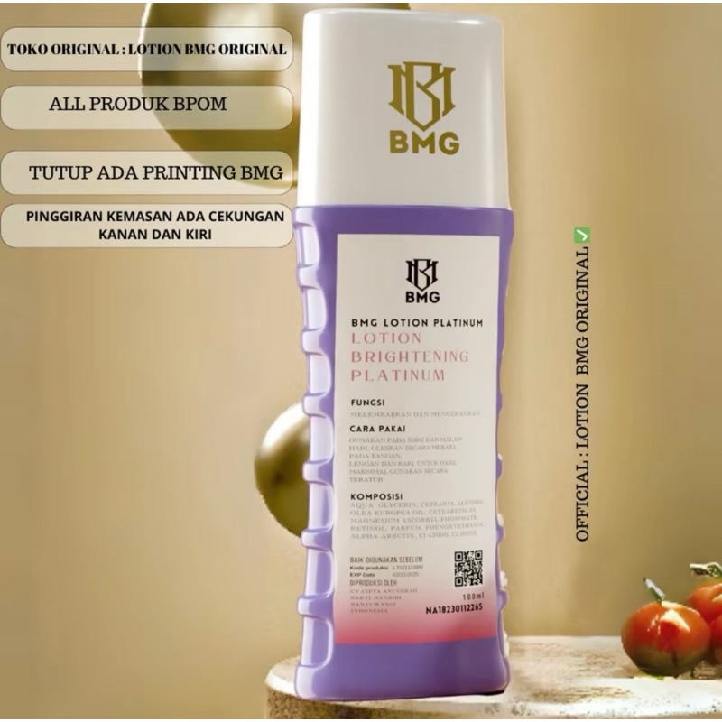 Jual ORIGINAL LOTION UNGU PLATINUM BMG BPOM | Shopee Indonesia