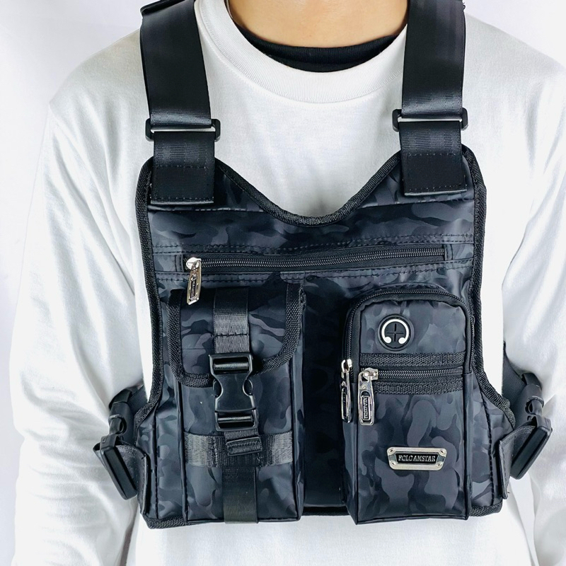 Jual Tas Pria Army Tas Selempang Dada Chest Bag Tactical Ring Bag ...