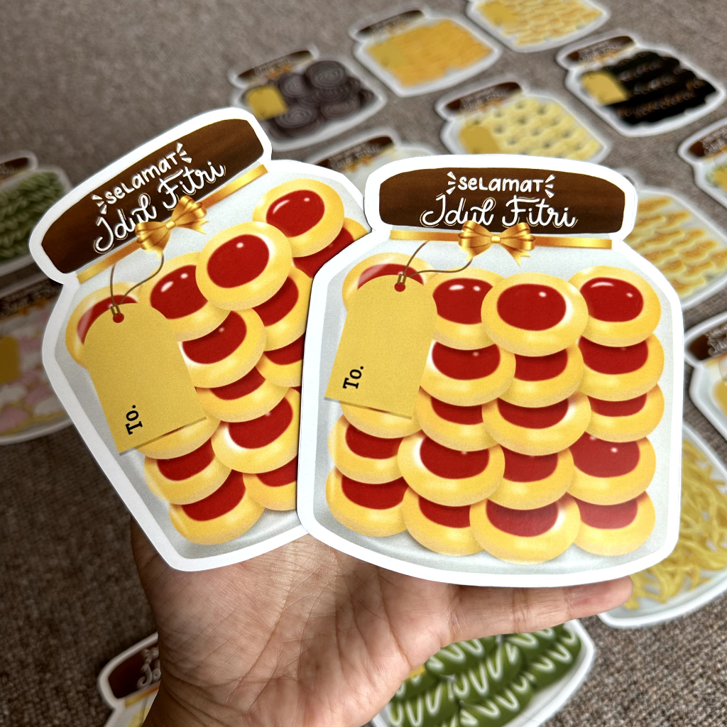 Jual Amplop Lebaran KUE TOPLES 3D viral Series Cake 2025 / Angpao THR ...