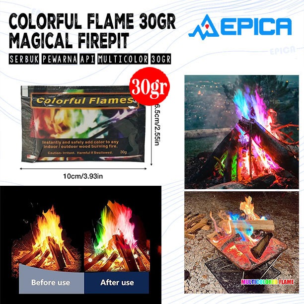 Jual EPICA Sebuk Pewarna Api Perapian Camping Magic Flame Multicolor ...
