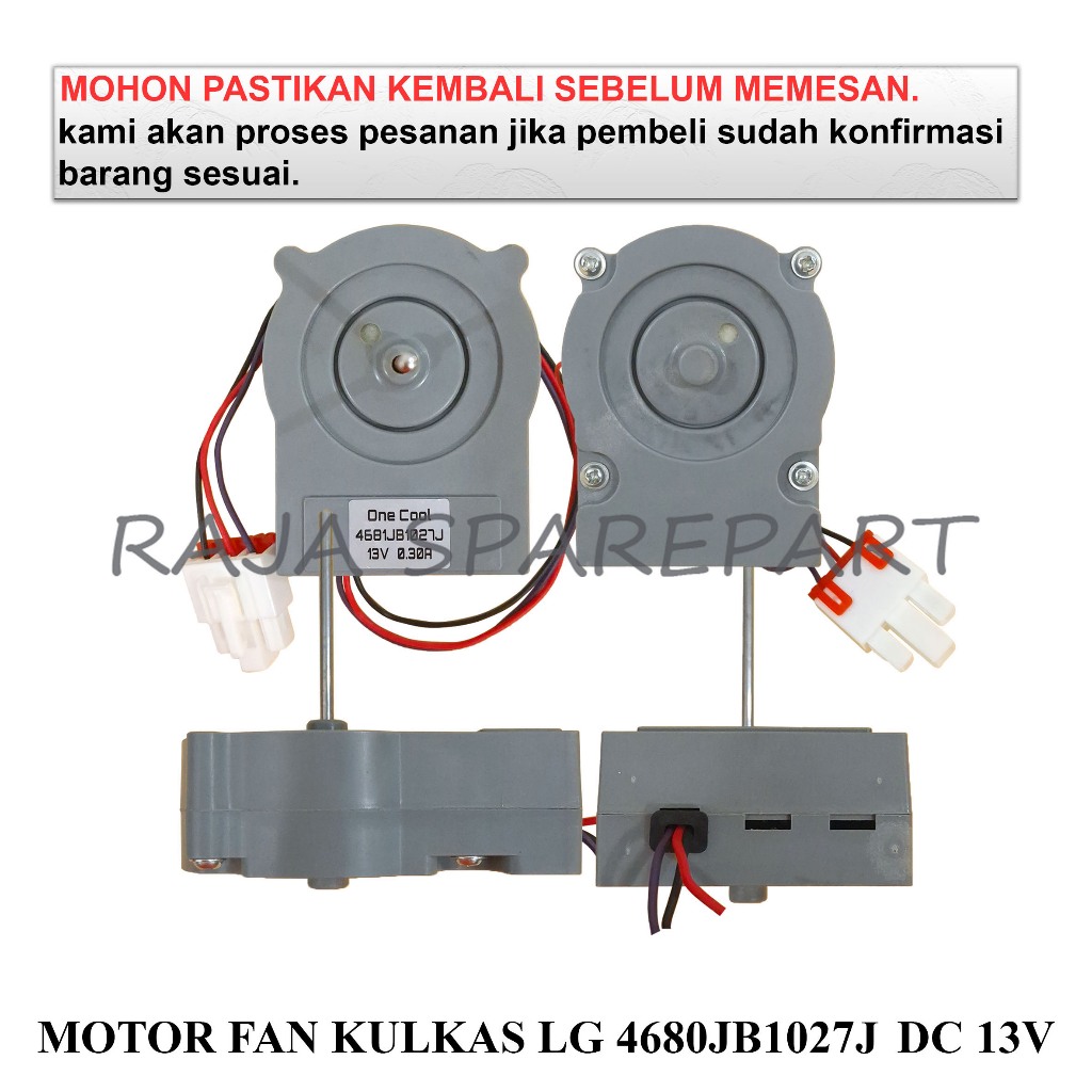 Jual MFKDC4680 FAN MOTOR KULKAS/DINAMO KULKAS/MOTOR FAN KULKAS LG ...