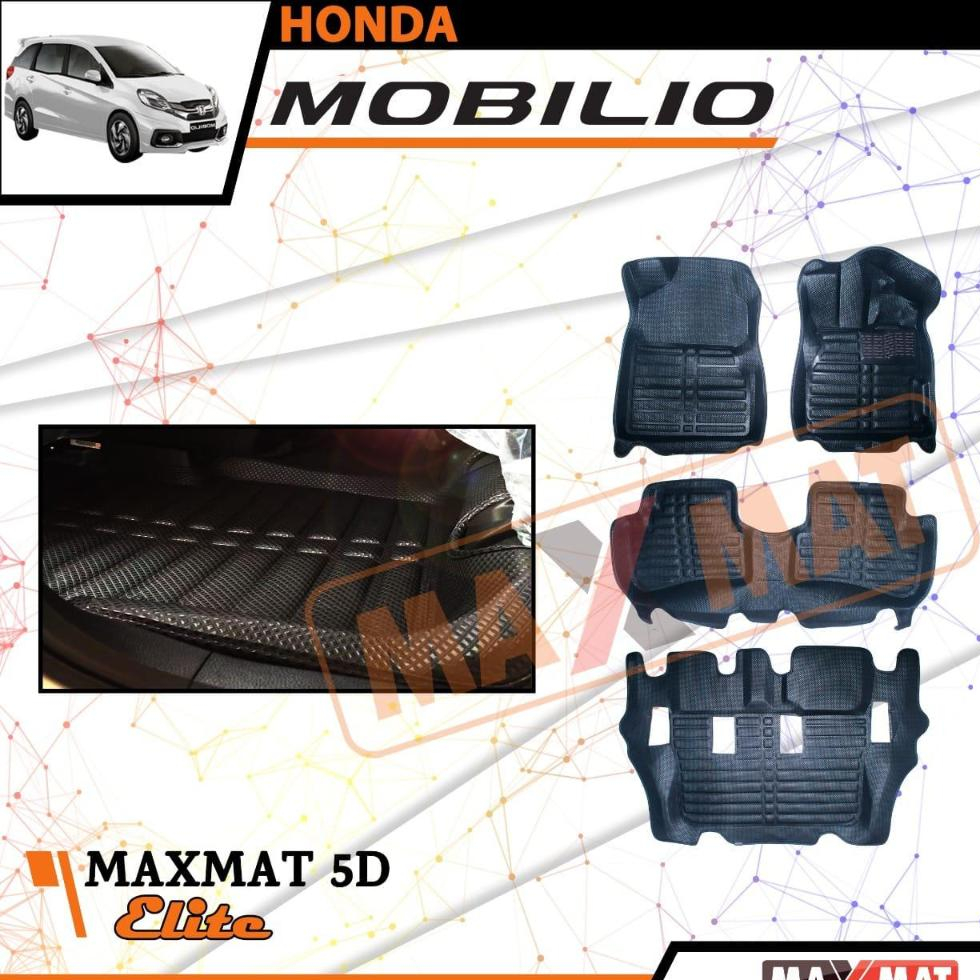 Jual Karpet Mobil 5D Maxmat Elite Honda Mobilio - Car Mat 5D ( 3 Row ...