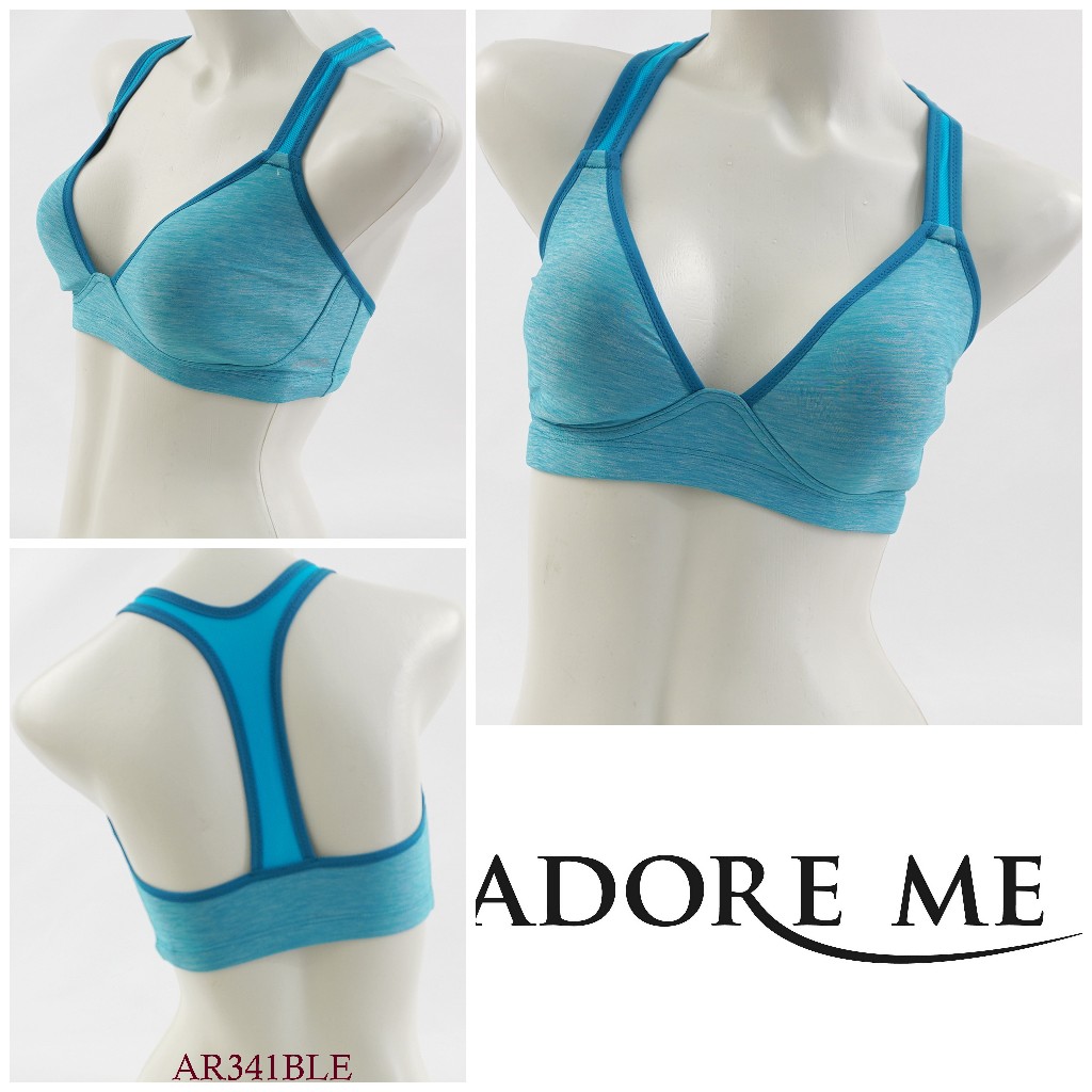 Jual Bra Wanita Tanpa Kawat ADORE ME Model Sport Busa Tipis Full Cup Pakaian Dalam/Underwear ...