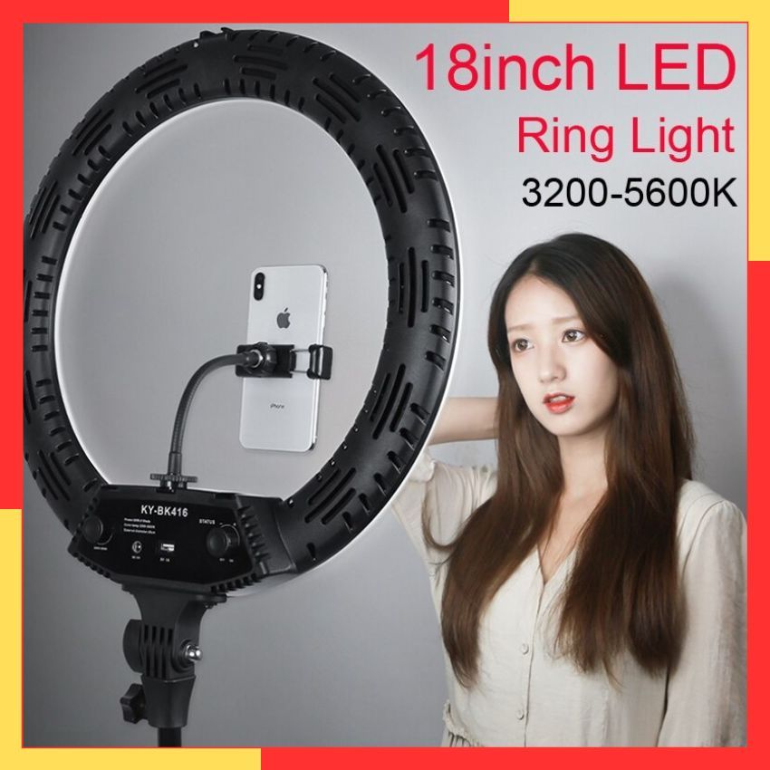 Jual Lampu Ring Light Selfie Led Cincin Ringlight Selfi Tripod Hp ...